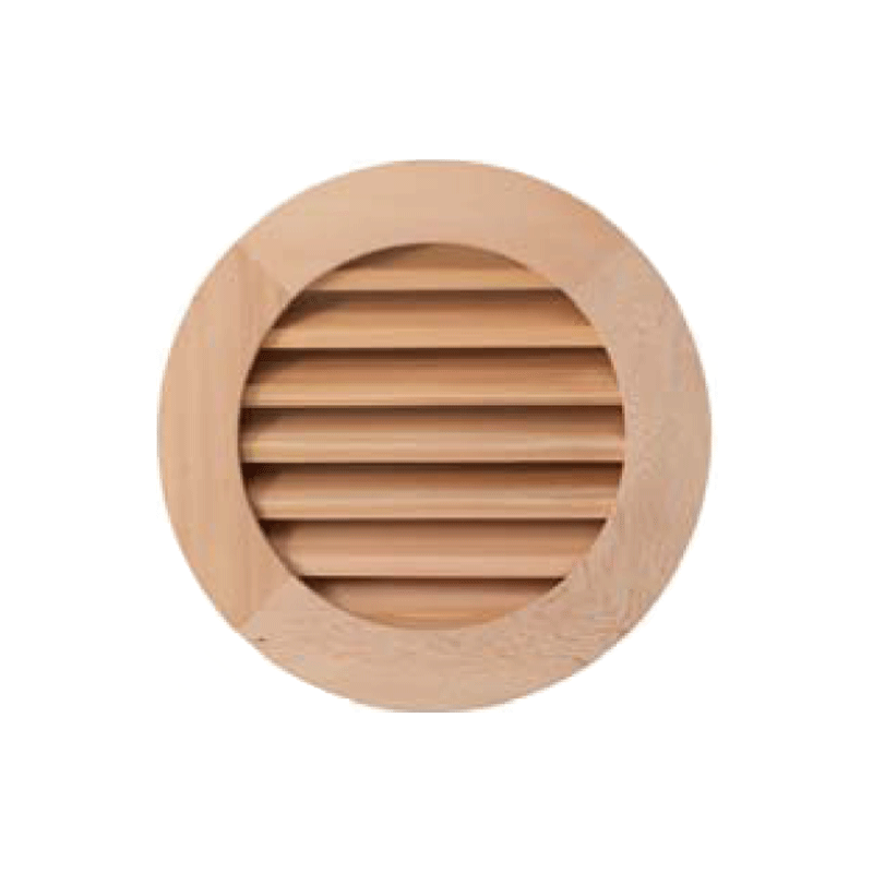 Round Louver RL 24: Redwood